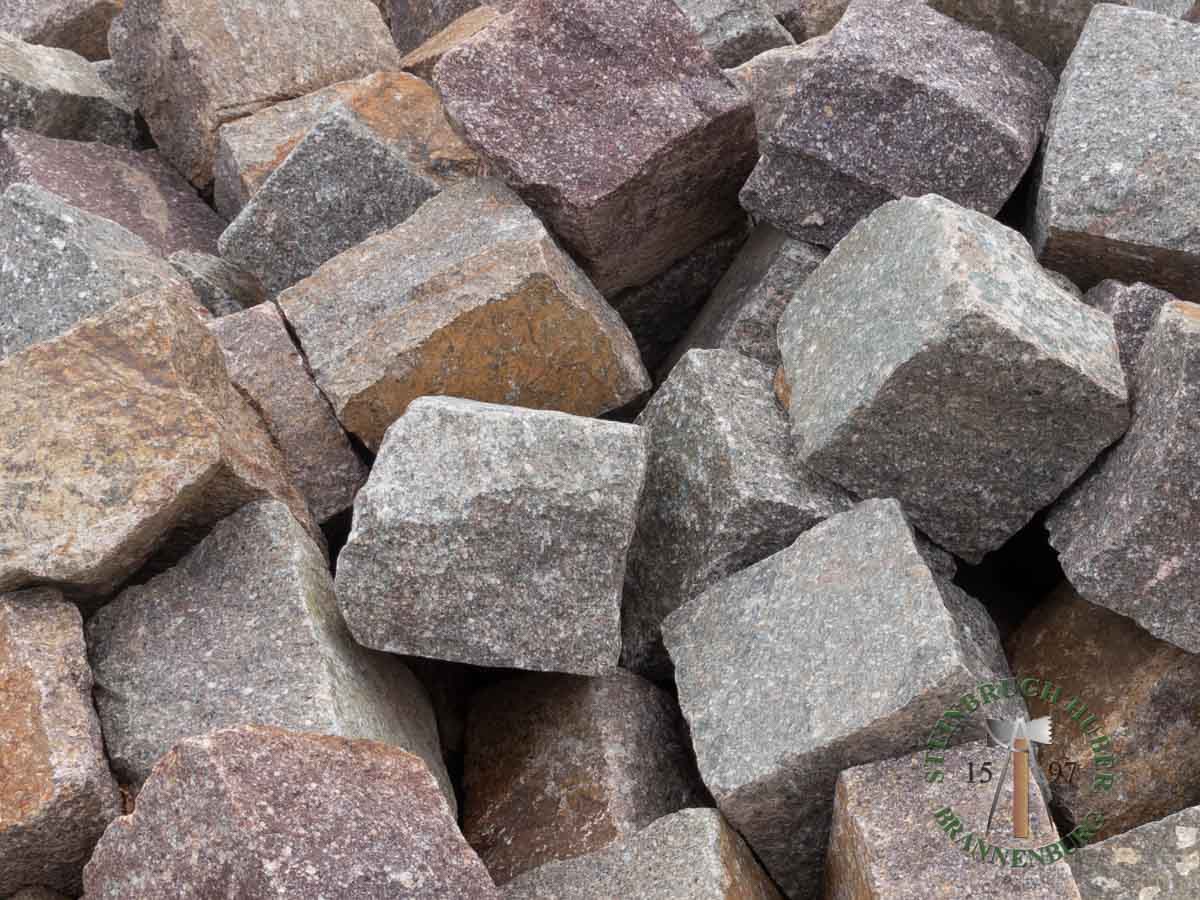 Porphyr Kleinsteinpflaster Trentino 8-10 Pflastersteine gespalten rot ...